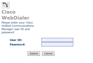 Cisco CUCM WebDialer HTTP