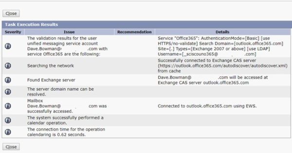Unified Messaging with Cisco Unity Connection & Office 365