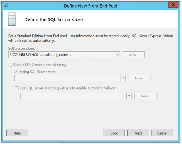 Installing Lync 2013 in Lab – Building & Publishing Topology Lync