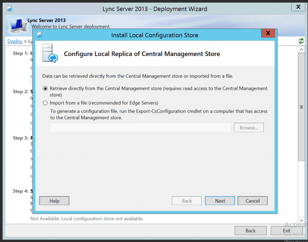 Installing Lync 2013 in Lab – Install or Update Lync Server System