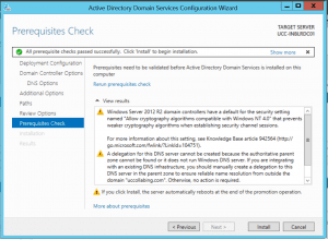 Installing Lync 2013 in Lab - Domain Controller Setup