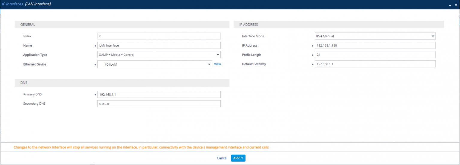 Configuring Audiocodes SBC to integrate with CUCM