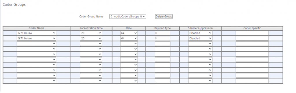Configuring Audiocodes SBC to integrate with CUCM